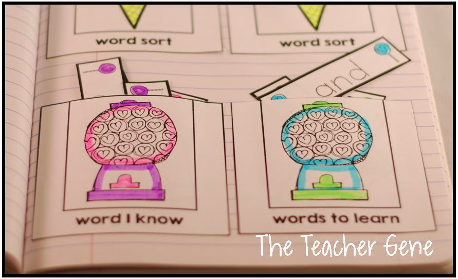 The Teacher Gene: Sight Word Interactive Notebooks - Part 2