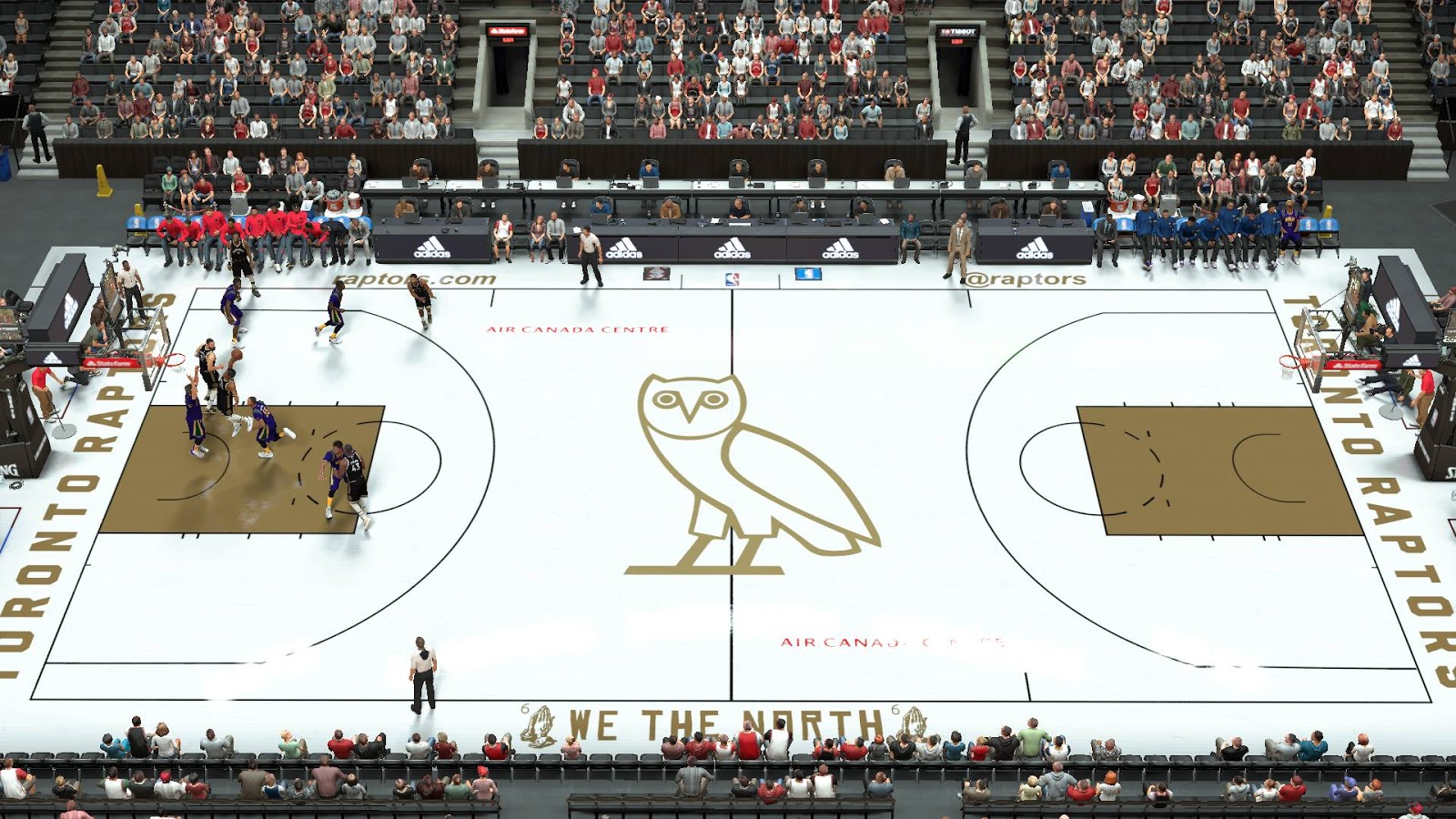 NBA 2K17 Toronto Raptors OVO Court