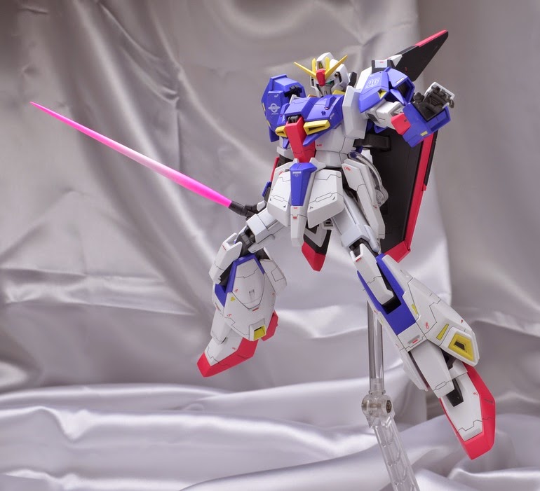 HGUC 1/144 Zeta Gundam + 1/100 Hyper Mega Launcher Custom Build