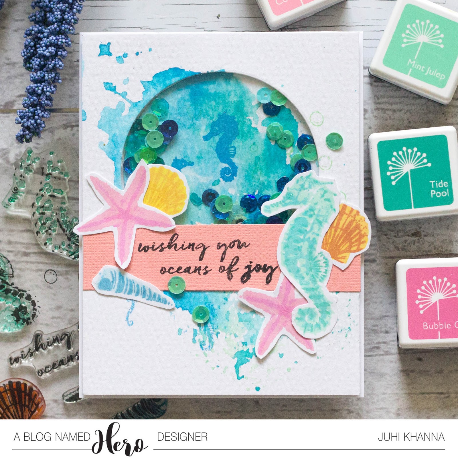 Juhi's Handmade Cards: Use Your Favorite Hero Arts Product