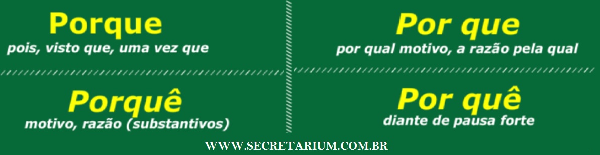 USO DOS PORQUÊS - Secretarium