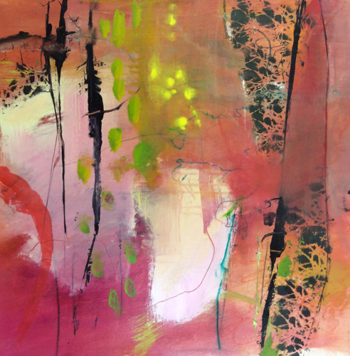 Joan Fullerton Paintings: Contemporary Abstract Painting "Condensation ...