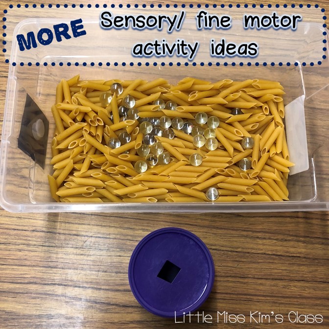 Little Miss Kim's Class: Sensory & Fine Motor Activity Ideas for ...