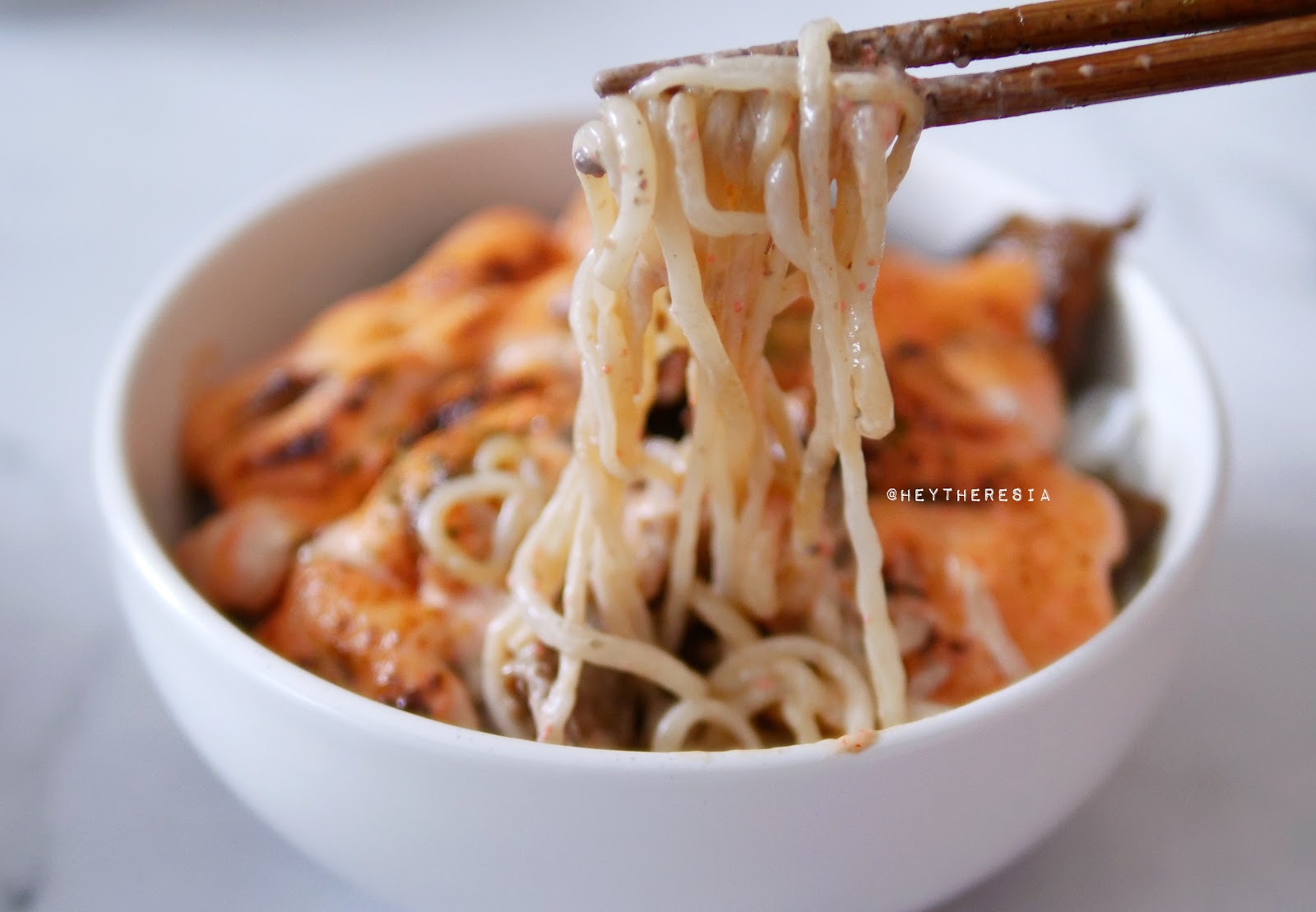 Resep: Salmon Mentai Rice | Beef Shirataki Mentai | HeyTheresia ...