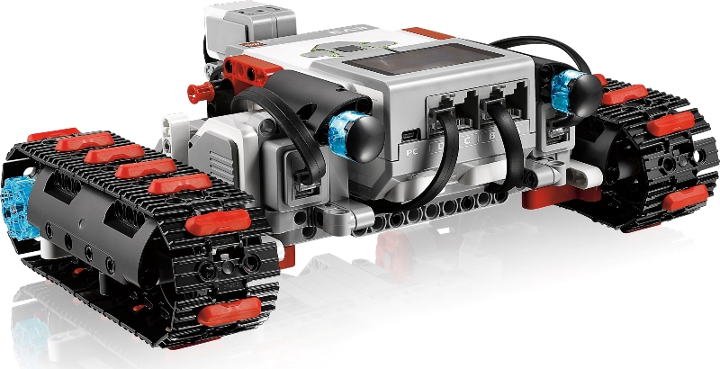 元生國小機器人社團（EV3、S2A、webduino）: 2017/2/20 EV3的自走車組裝