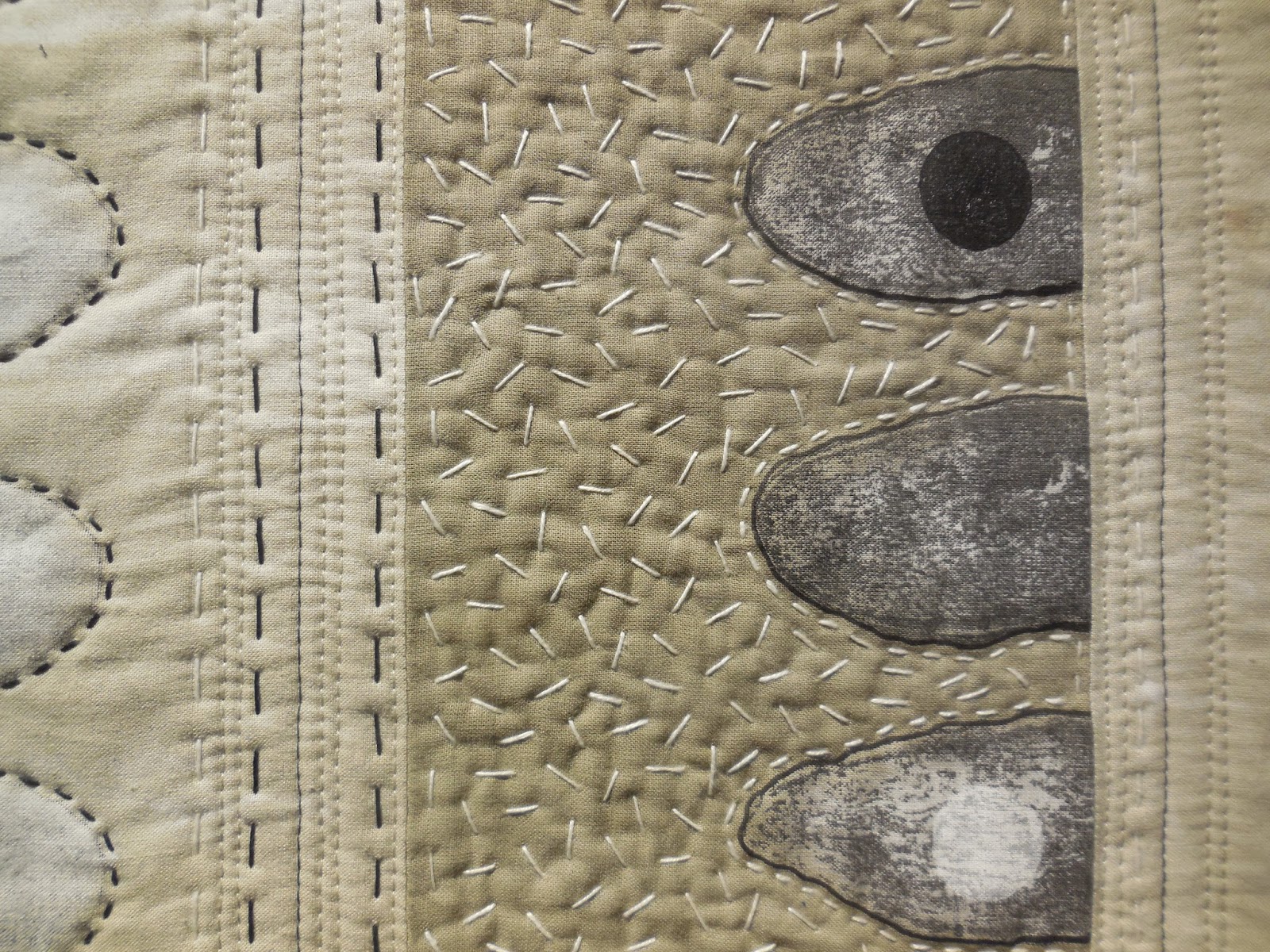 Art With a Needle: Quilt National 7 -- hand stitching