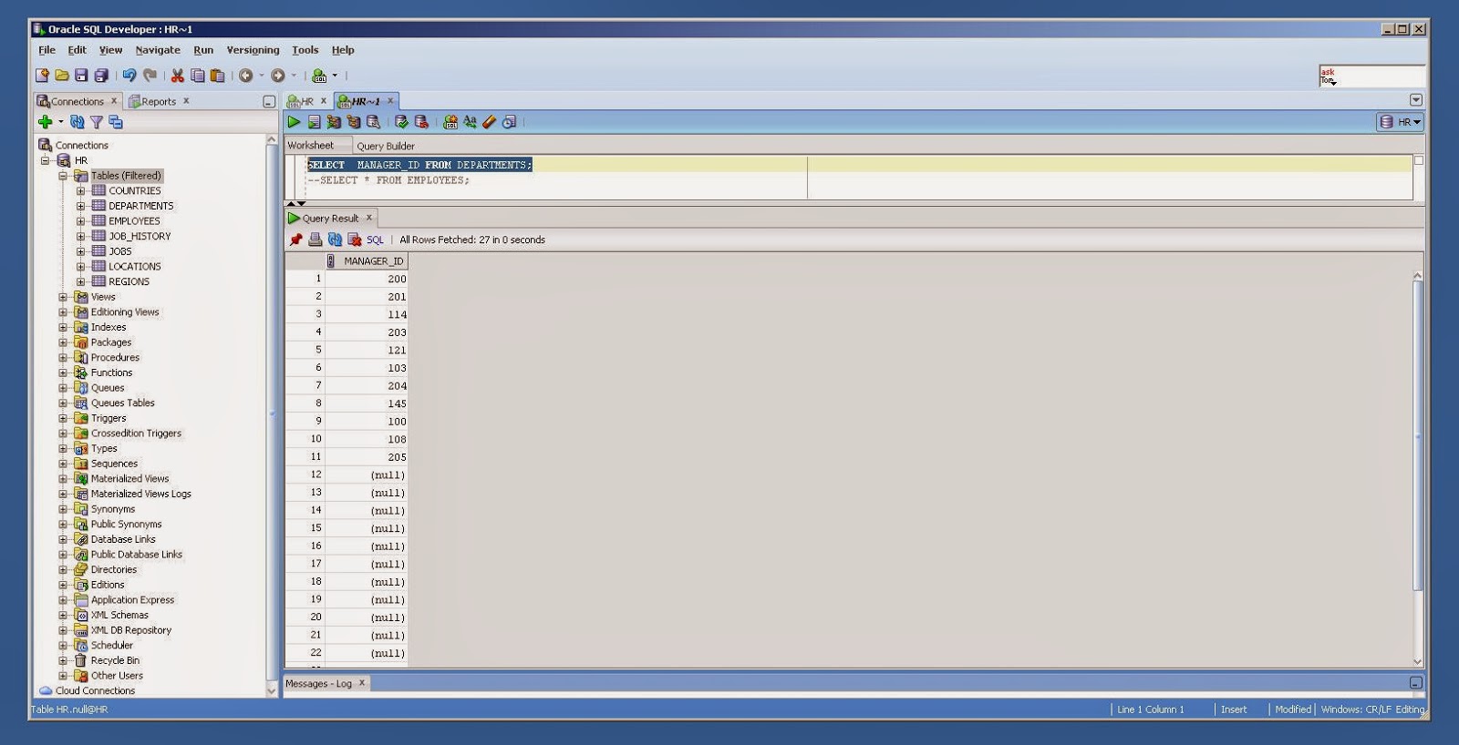 SQL,PL/SQL – Operacje na danych (DISTINCT, ORDER BY) – Oracle 10/11 cz ...