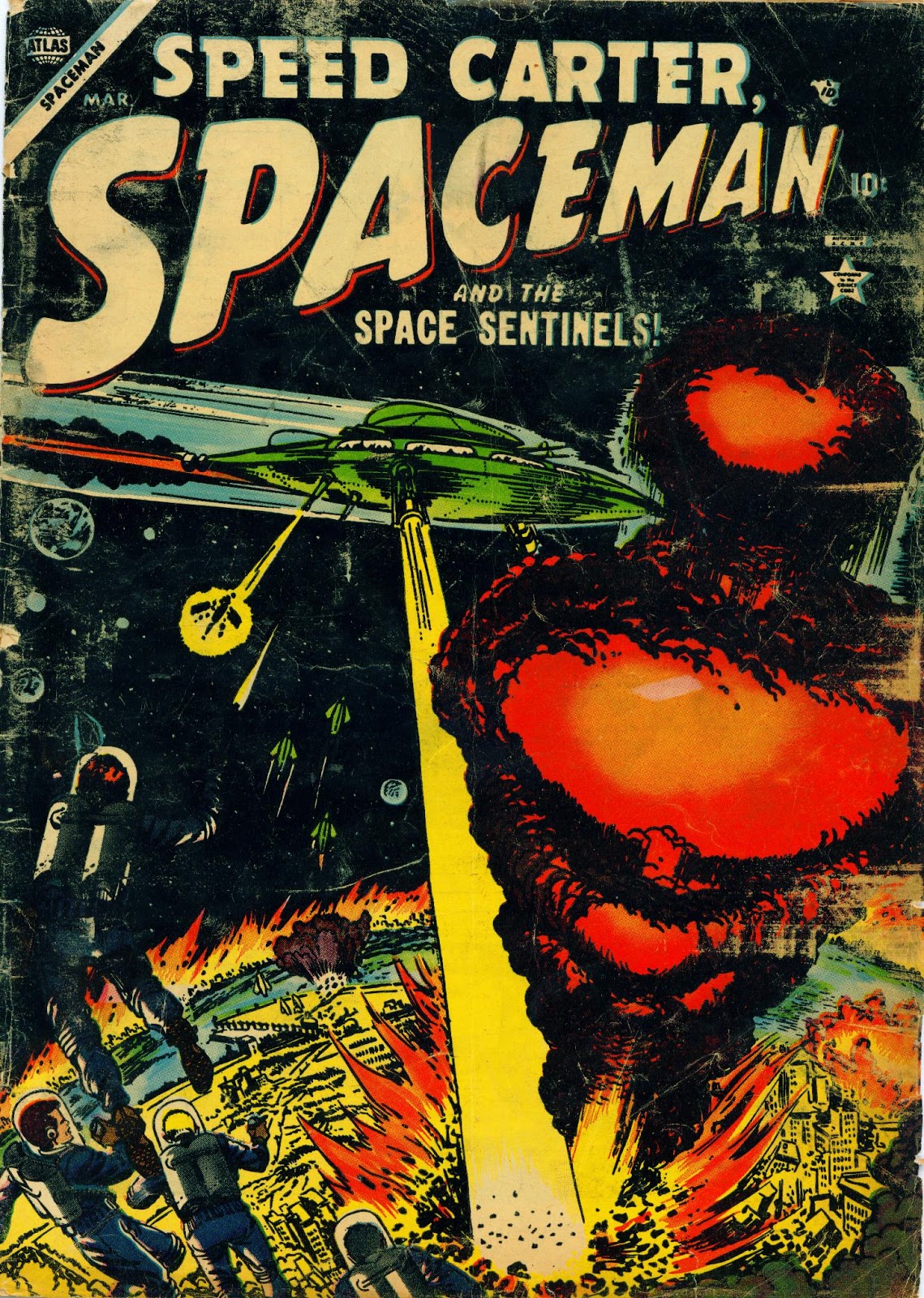 Last of the Spinner Rack Junkies: Speed Carter SPACEMAN by Joe Maneely 1953