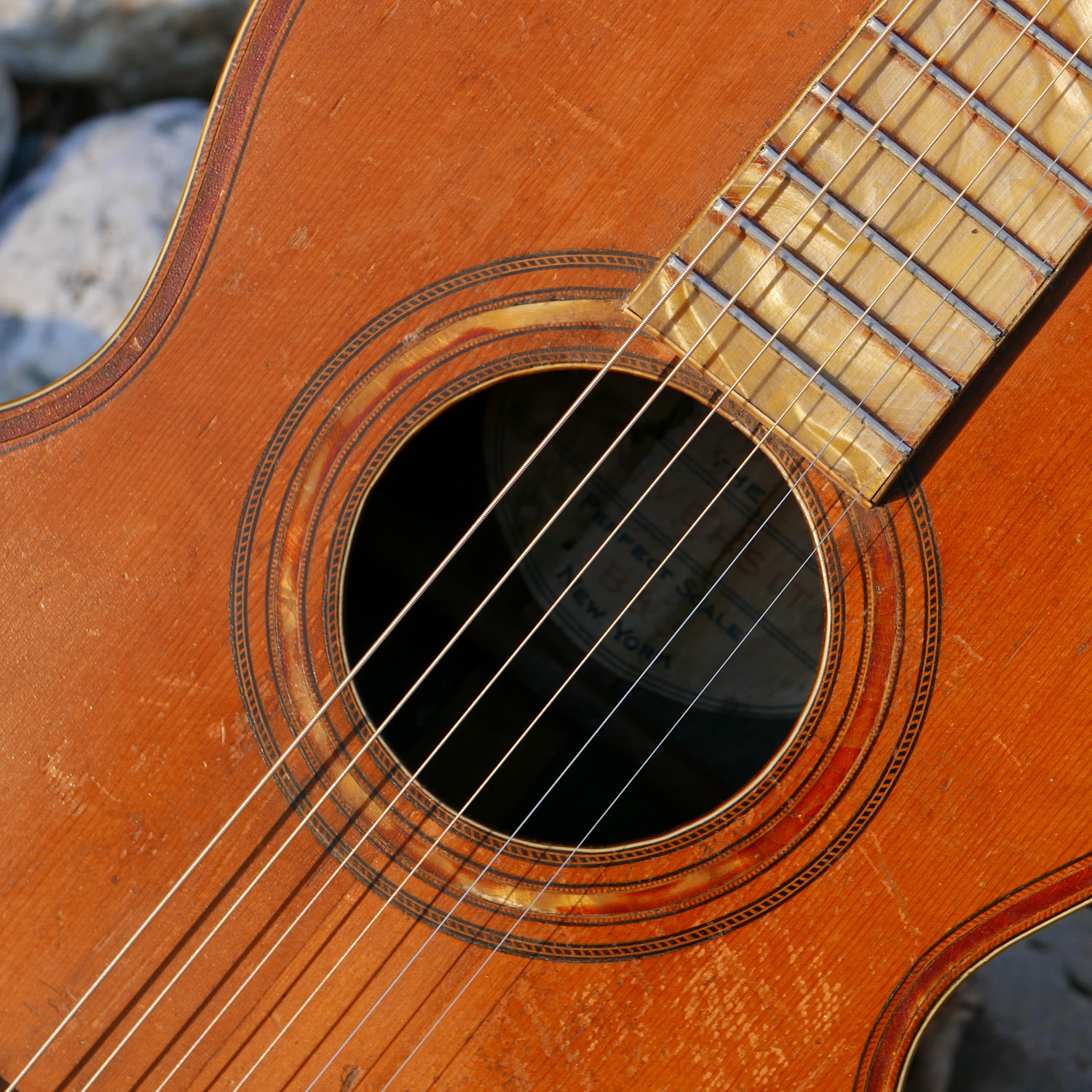 1910s B&J University Parlor Guitar