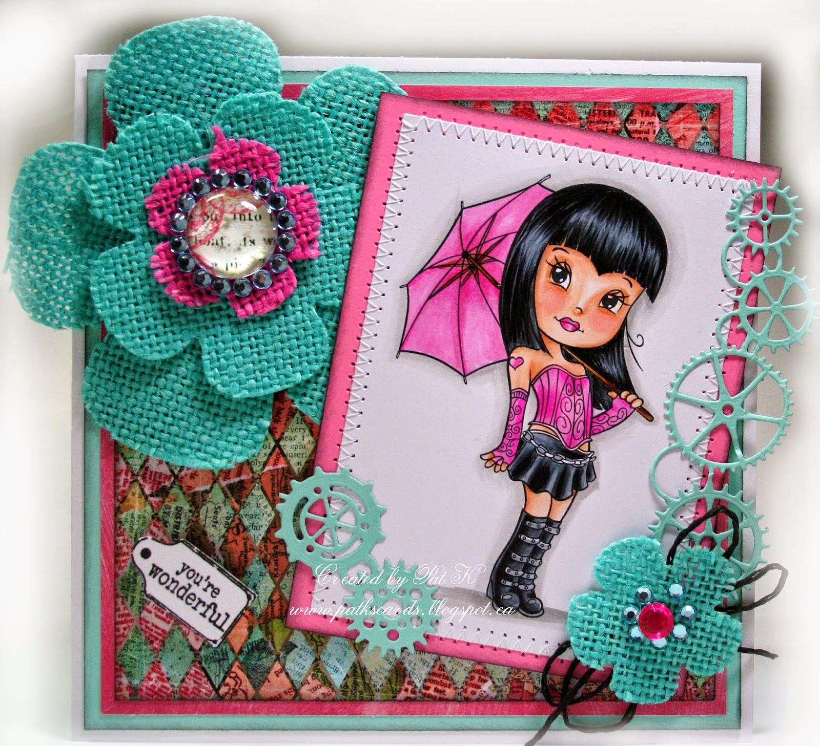 Challenge # 158 - Girly Girl card ~ The Paper Shelter