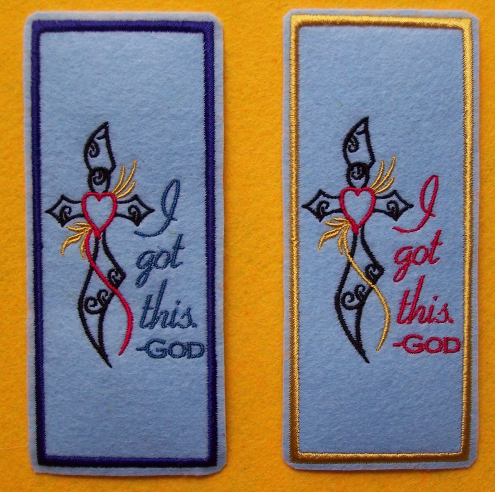 Be True Crafts: More DIY Machine Emboridered Bookmarks