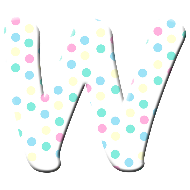 GRANNY ENCHANTED'S BLOG: "Pastel Dots" PNG Free Scrapbook Alphabet