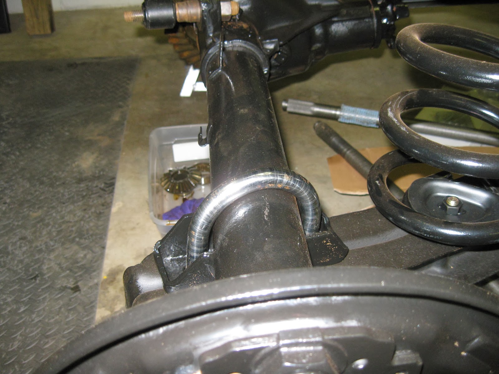 CHEVY C10: REAR END WORK