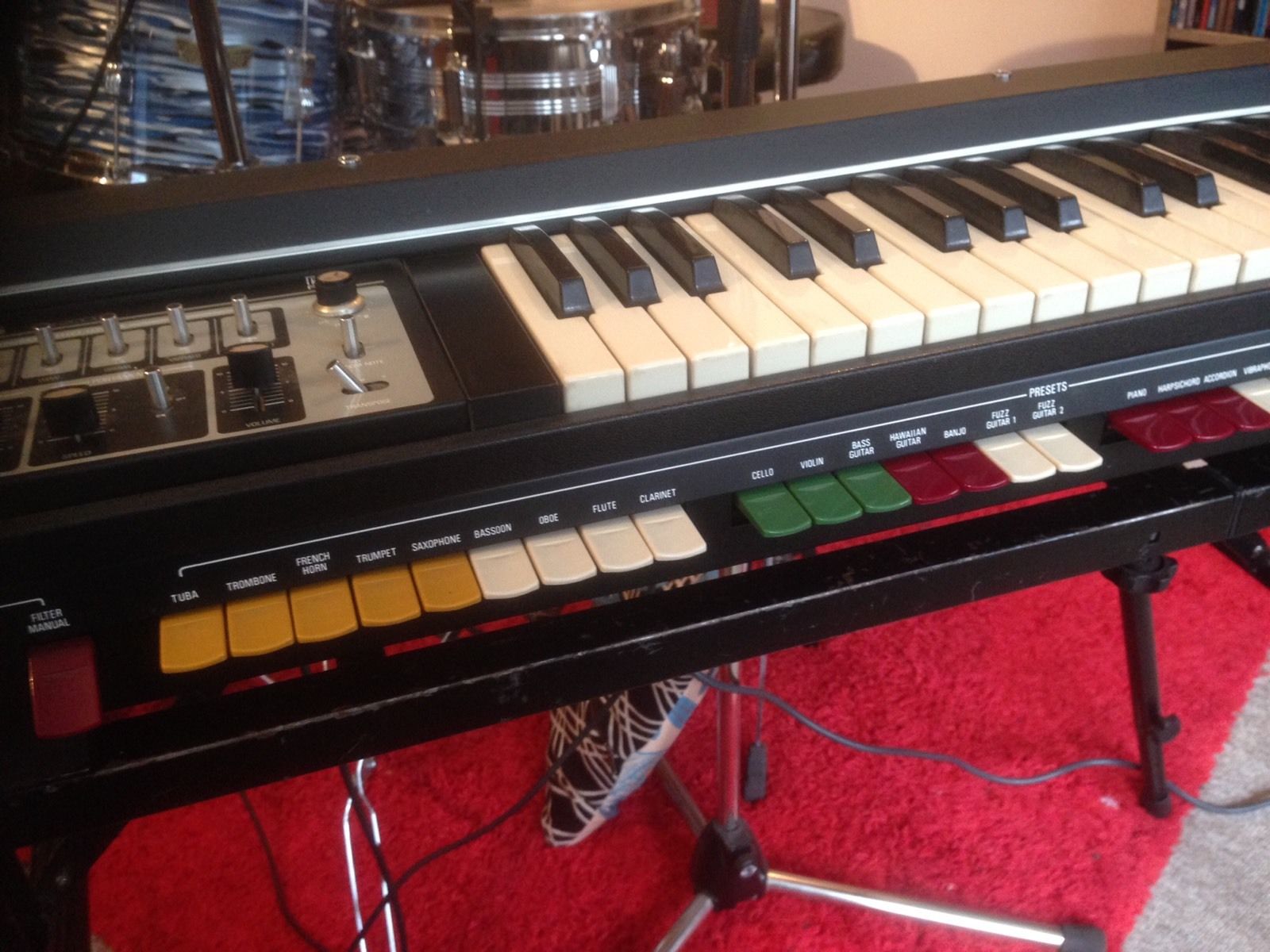 MATRIXSYNTH: Roland SH 2000 Analog vintage synth with hard case