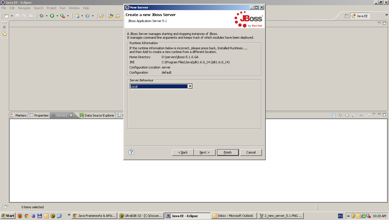 Java Frameworks & APIs: EJB - Configuración Eclipse + JBoss + EJB3
