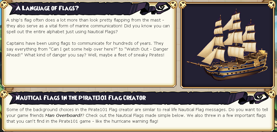 Swashbuckling Travels: The Mistake and the Flags!