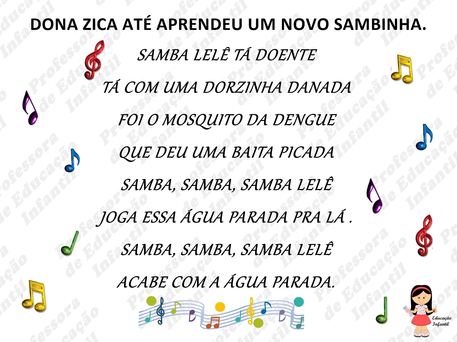 Musica Dengue Educação Infantil - RETOEDU