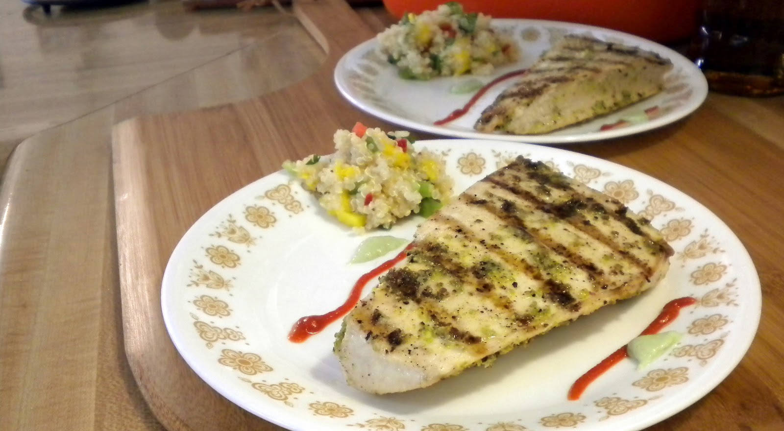 Cooking for Zo: Grilled Albacore Steaks