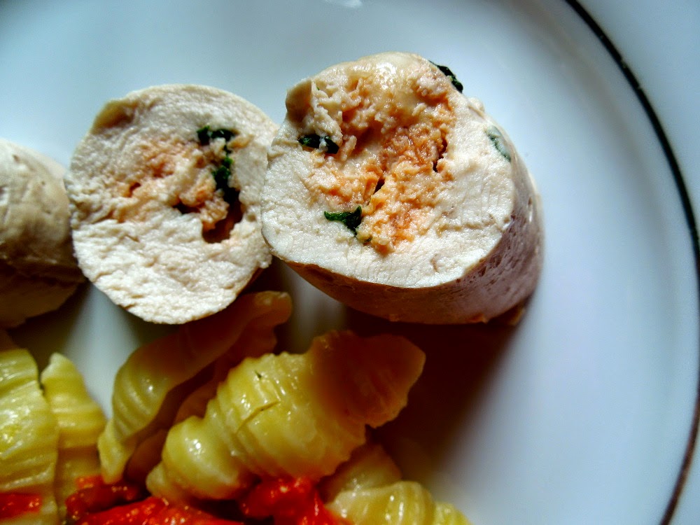 Dans mon assiette: Roulade de volaille farcie à l'italienne