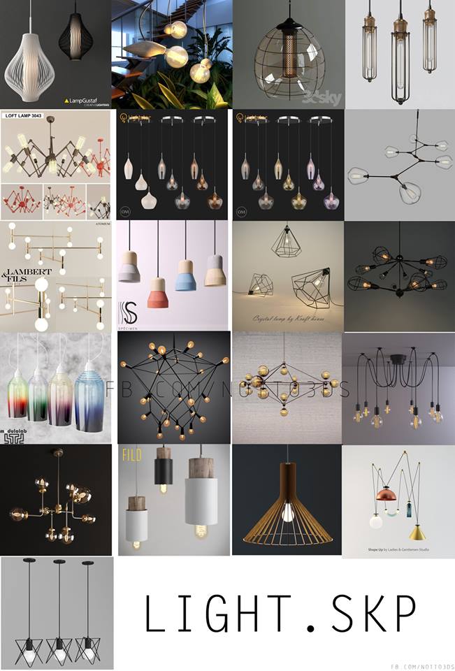 LIGHT MODELS FREE DOWNLOAD SKP - 3D333