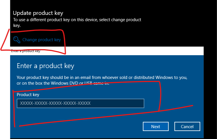 Cara install serial number original windows 10
