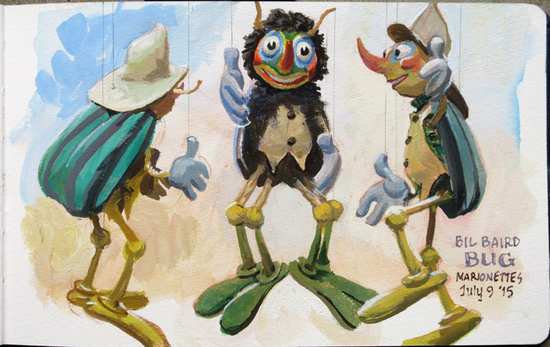 Gurney Journey: Bug Puppet Characters