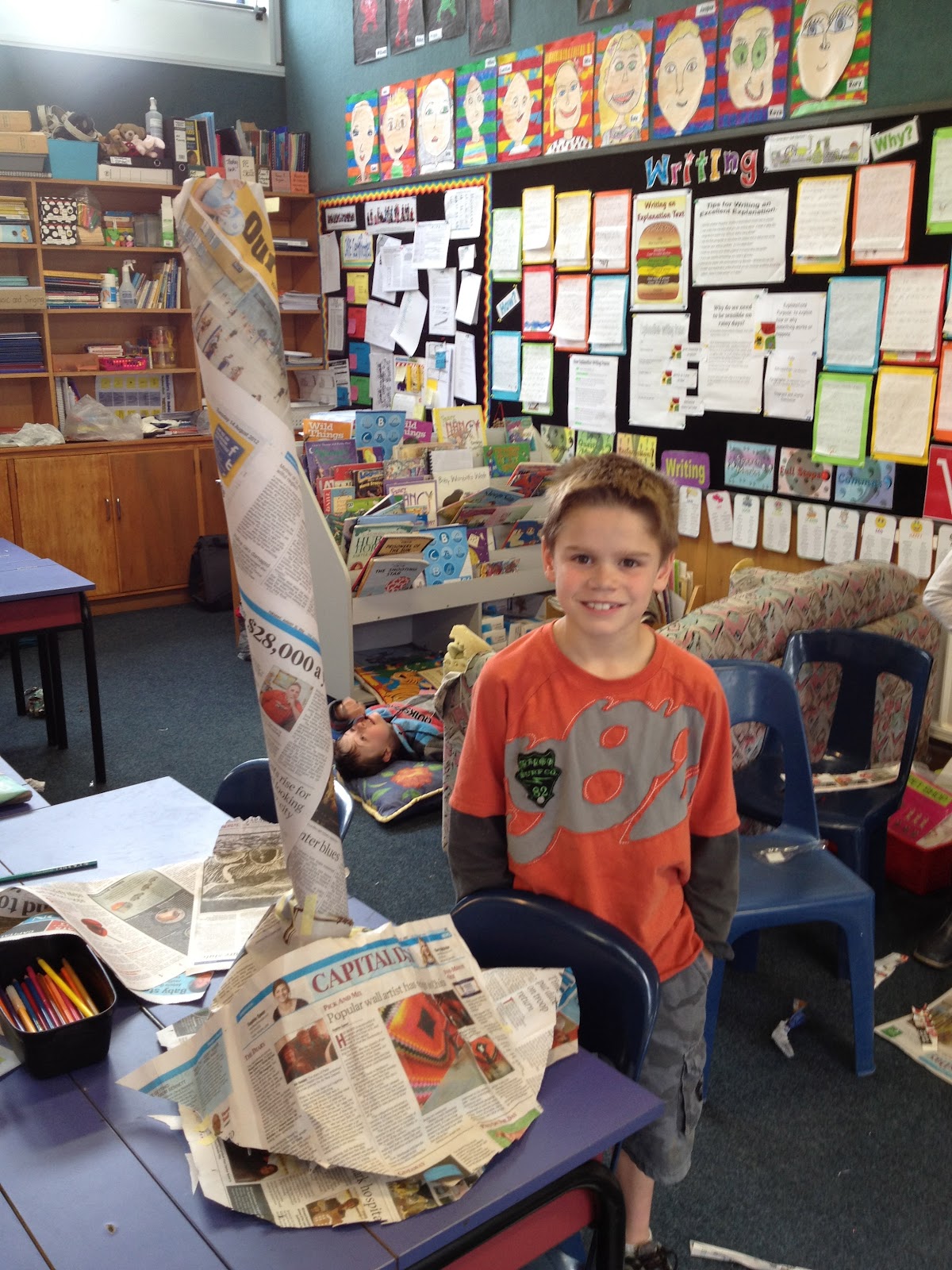 Merry Christmas Everyone!: Constructing Newspaper Towers