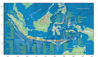 Peta Sebaran Gunung Api di Indonesia ~ PASAG MERAPI