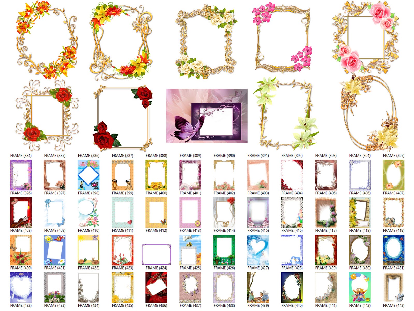 FRAMES PHOTO PNG ~ ZOCT ART