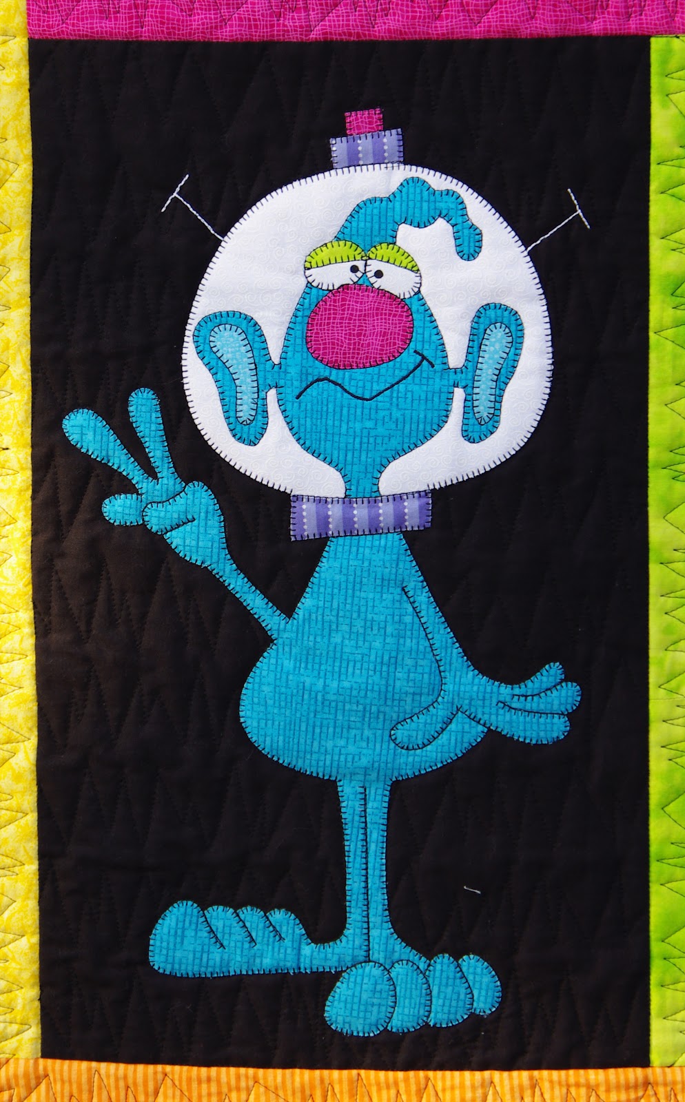 Alien Quilt - Ahhh...Quilting