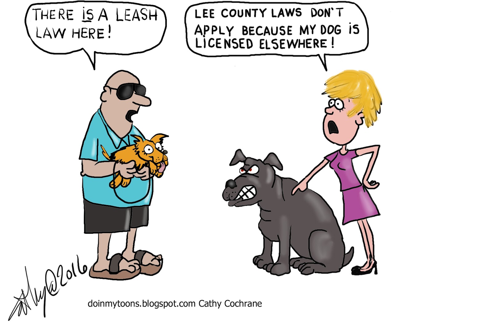 DoinMyToons: Dog License