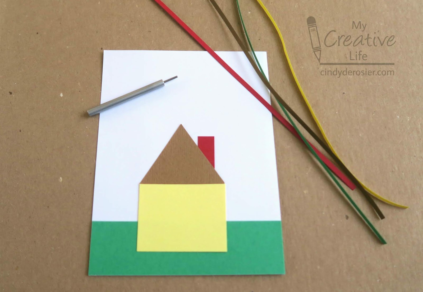 Cindy deRosier: My Creative Life: Quilled Card - Home Sweet Home