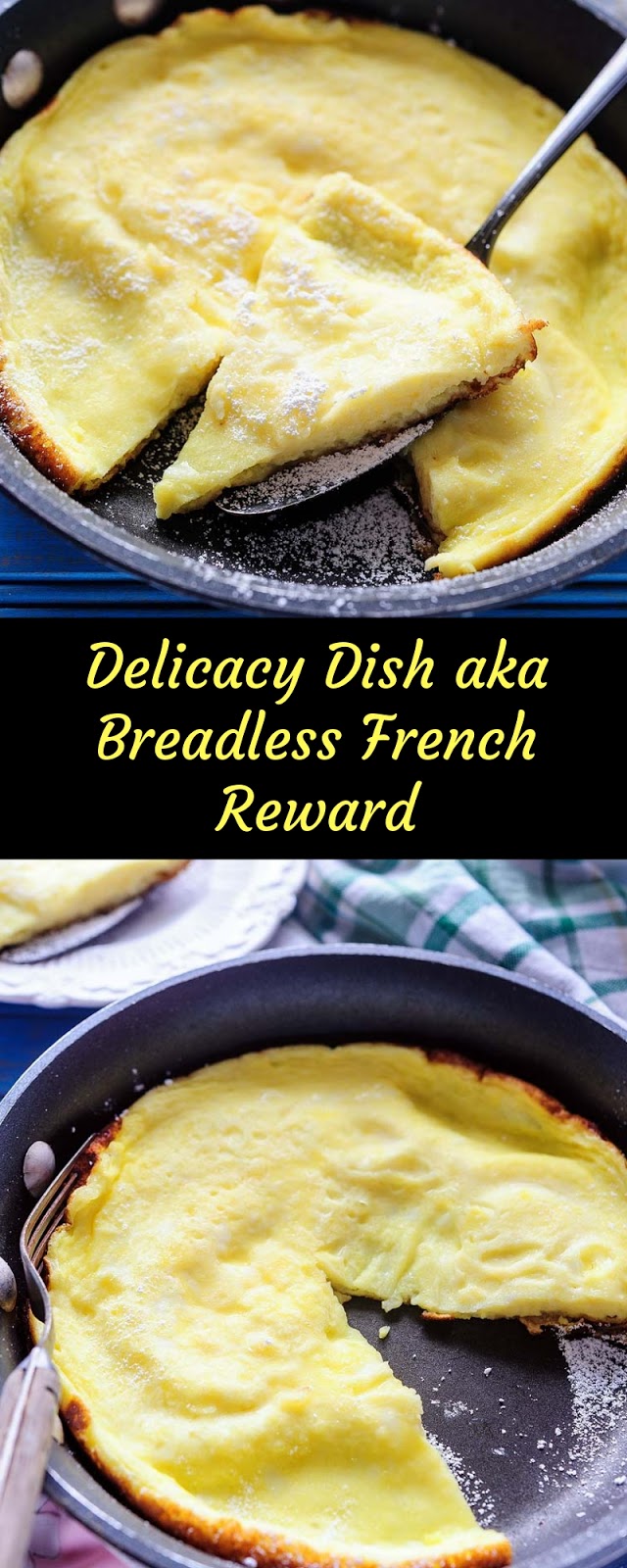 Delicacy Dish Aka Breadless French Reward | Make Yummy Foods