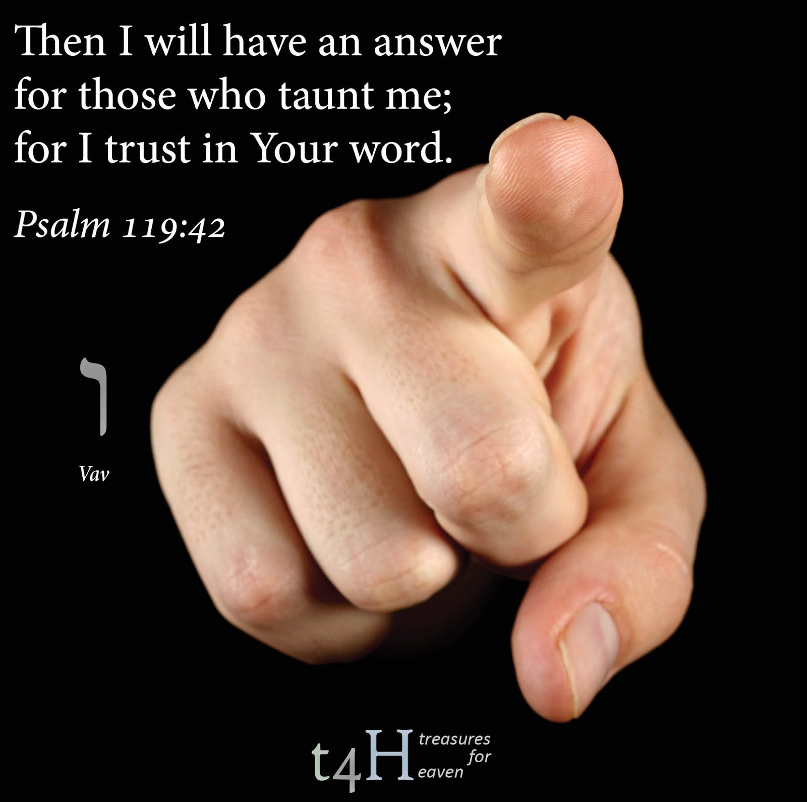 Treasures For Heaven Psalm 119 Verse 42