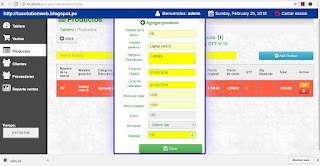 sistema punto de venta php mysql ajax (codigo gratis) ~ Tusolutionweb