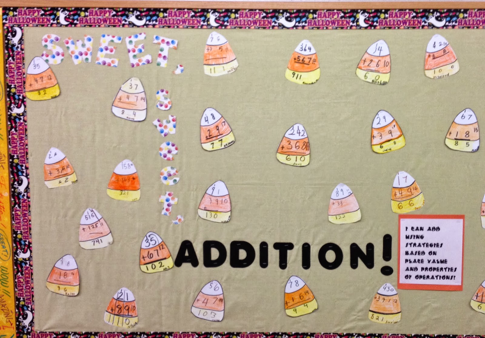 Spotlight on Second Grade!: Candy Corn Addition