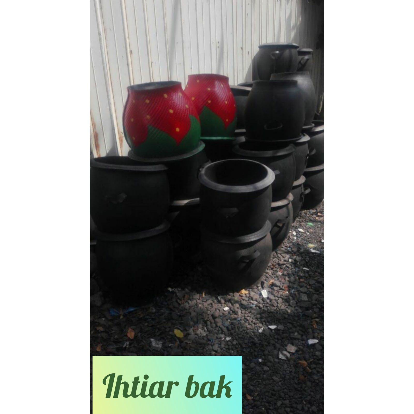 JUAL BAK SAMPAH BAN BEKAS / PENGRAJIN. TEMPAT SAMPAH DARI BAN