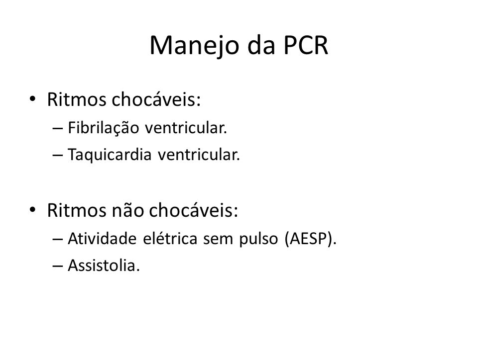 Dicas de Enfermagem: Ritmos chocáveis (PCR) Dicas de Enfermagem: Ritmos chocáveis (PCR)