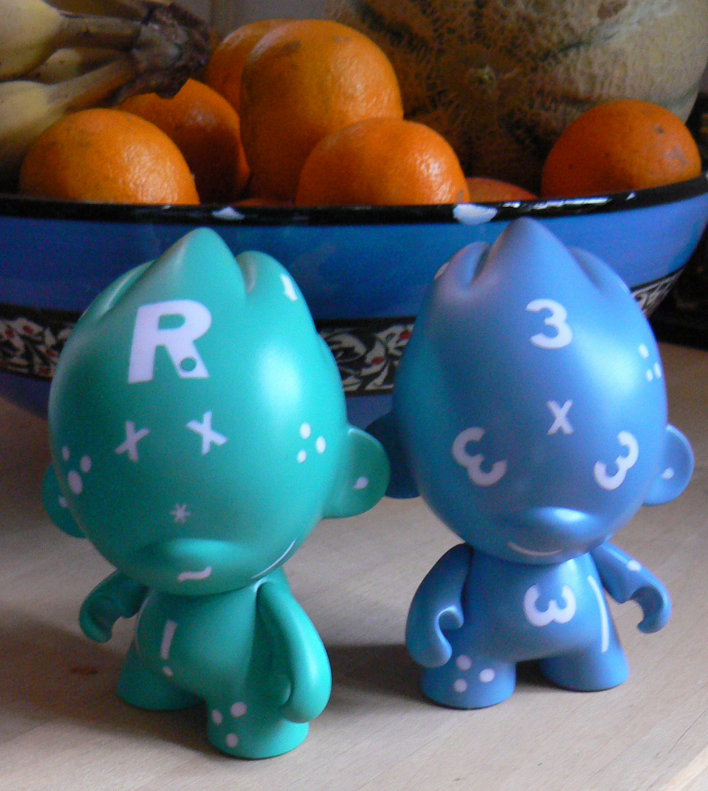 Dunny Addicts: Custom: Foomi 4" - 'R3' by Jerome Krom