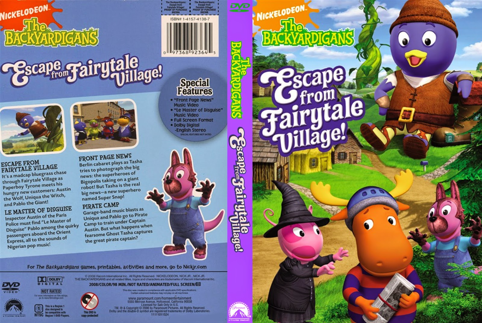ESTRENOS EN BLU RAY: THE BACKYARDIGANS ESCAPE FROM FAIRYTALE VILLAGE