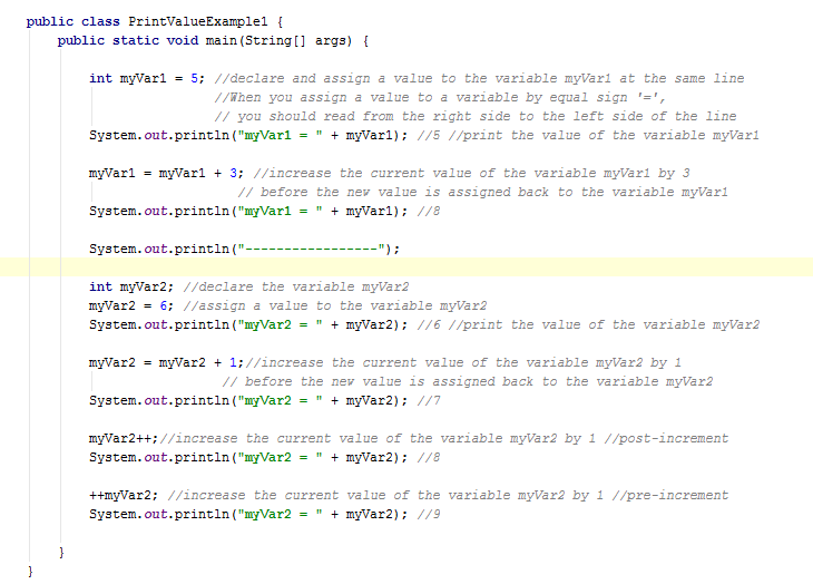 read interesting link: How to Write Your First Program