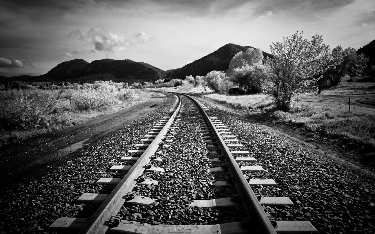 Train Tracks Extreme Beautiful High Quality Wallpapers | Widescreen ...