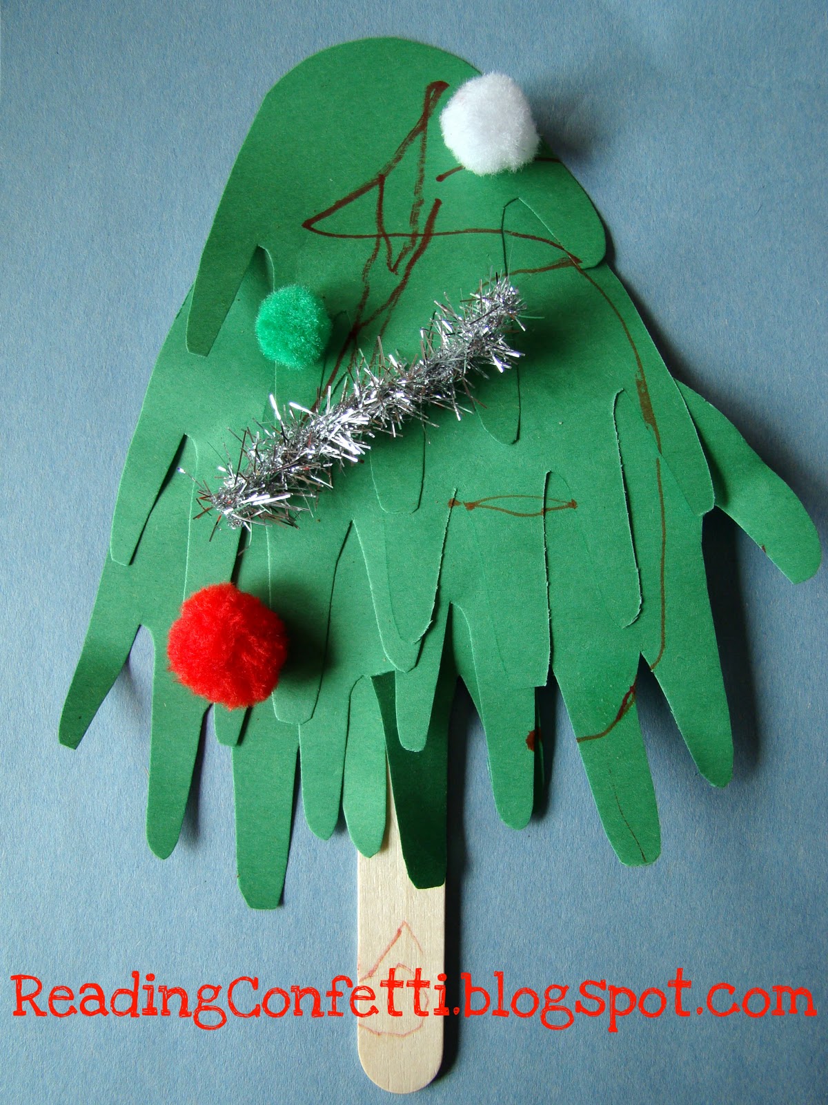 Christmas Tree Storytelling Props ~ Reading Confetti