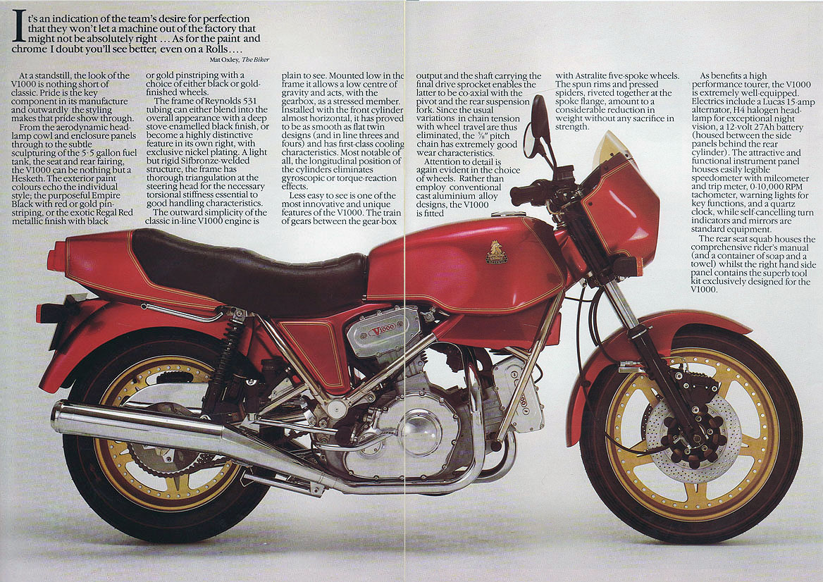 OddBike: Hesketh V1000 - Immortal Aristocratic Motorcycles