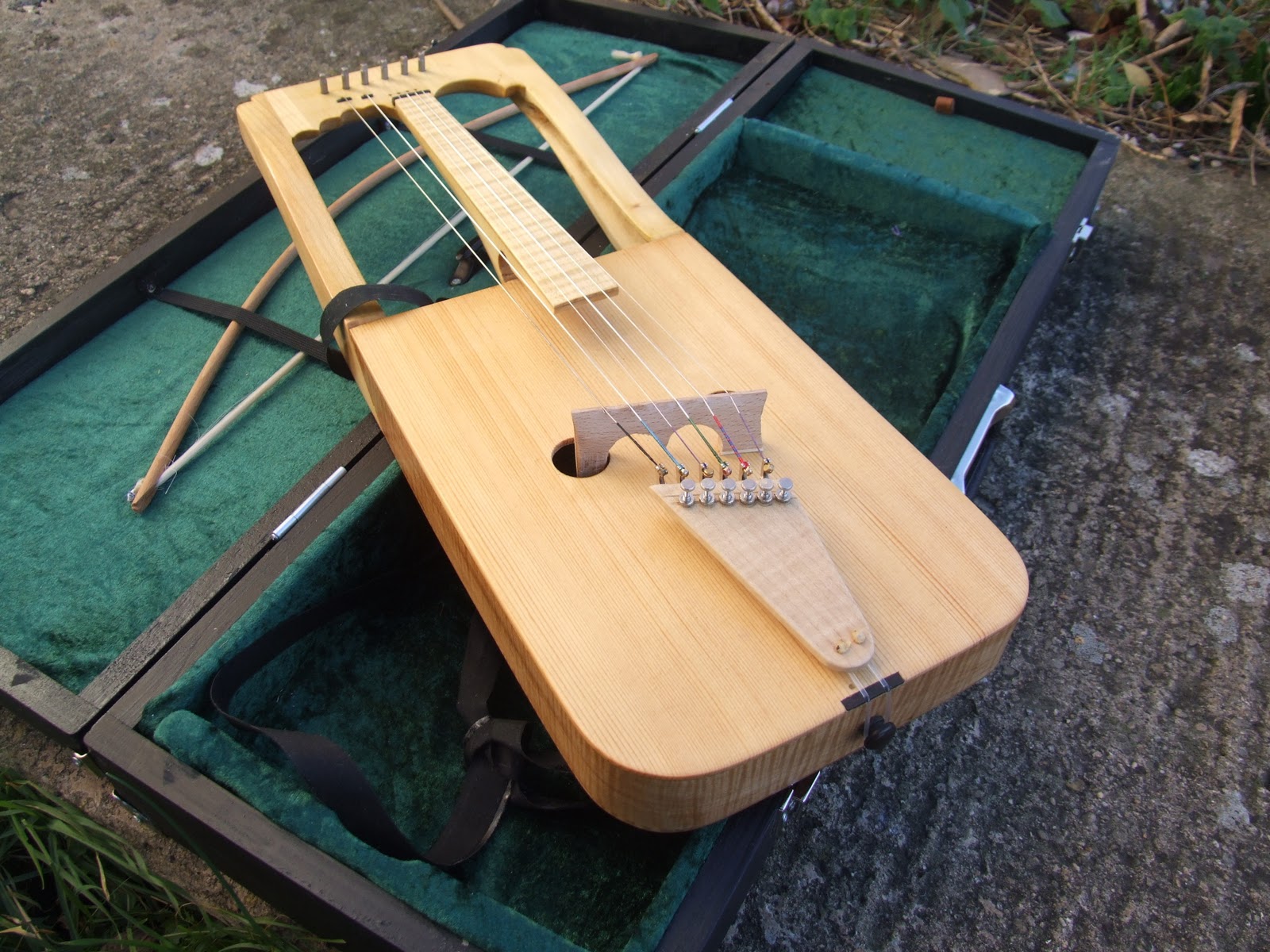Michael J King, Luthier: Welsh Crwth January 2012