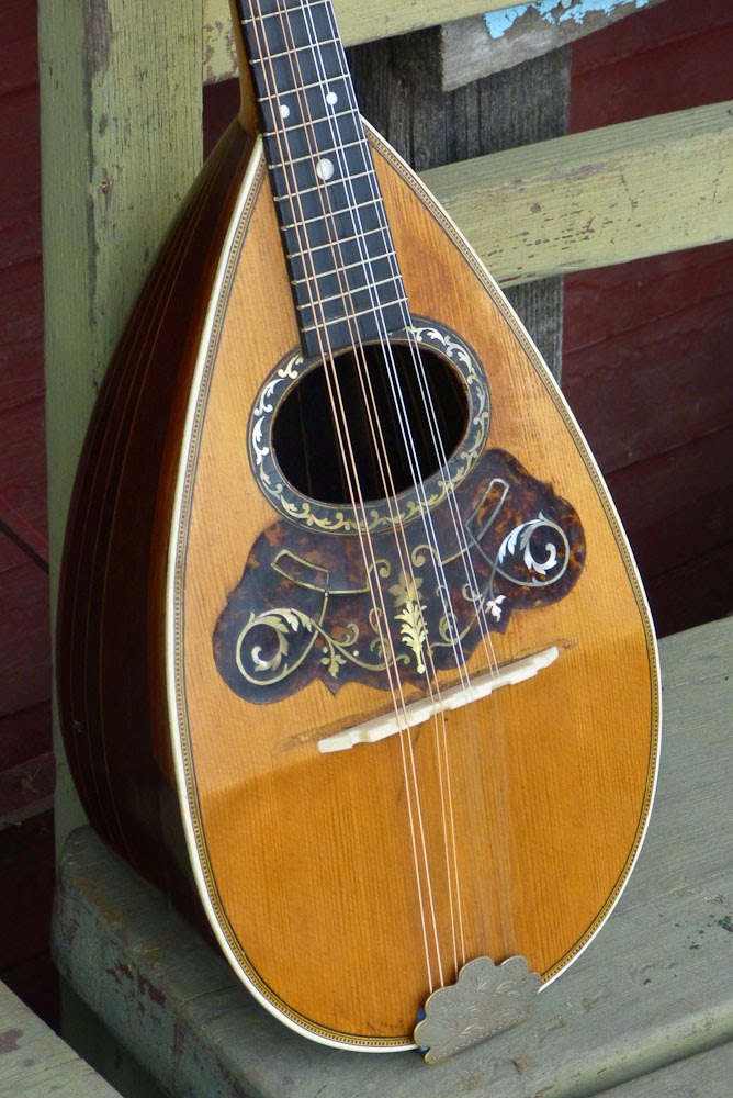1900s J.G. Schroeder Bowlback Mandolin