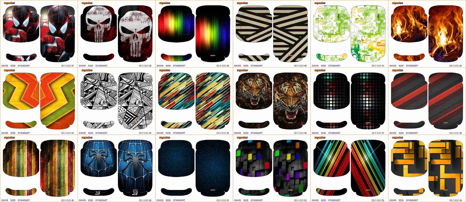 Katalok BlackBerry Davis 9220 ~ Aneka Skin