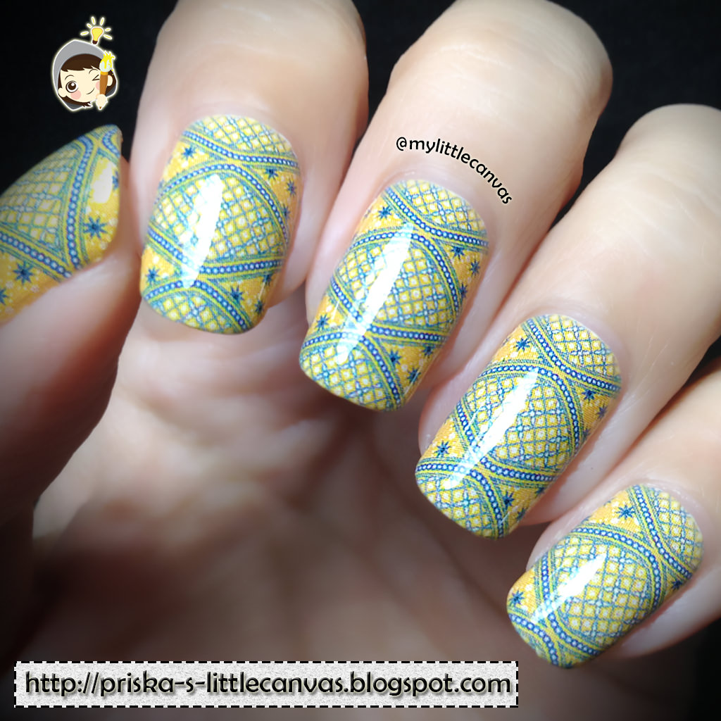@MyLittleCanvas: Batik Nails #2: Flowers and Dots (IN)