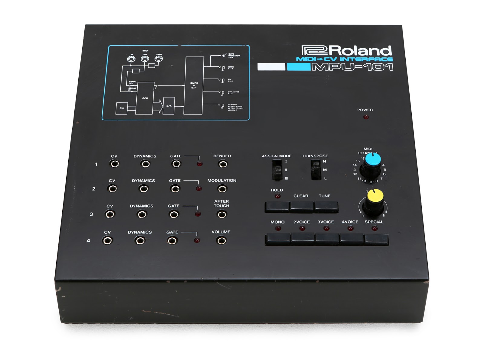 Matrixsynth Roland Mpu 101 Midi To Cv Converter Sn 530674us