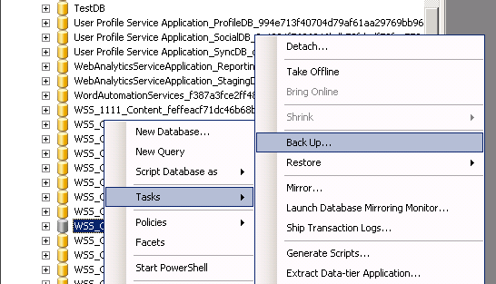 Sharepoint Tips and Tricks: Backup and restore the SharePoint 2010 ...